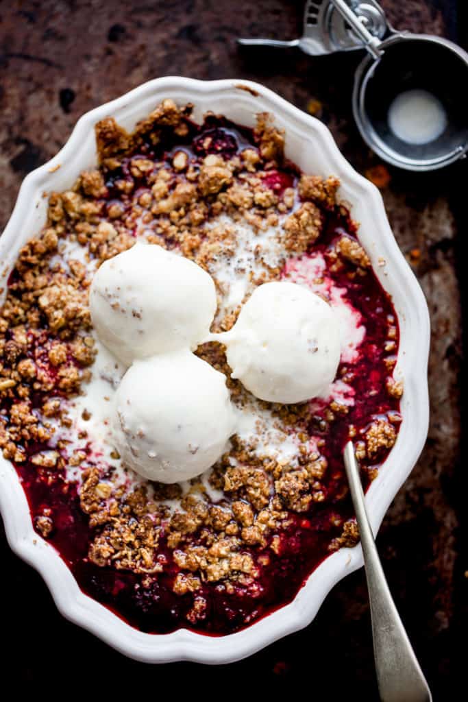 The Best Homemade Quick and Easy Fruit Crumble - Savvy Bites