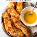 Crispy Oven Baked Chicken Goujons - Savvy Bites