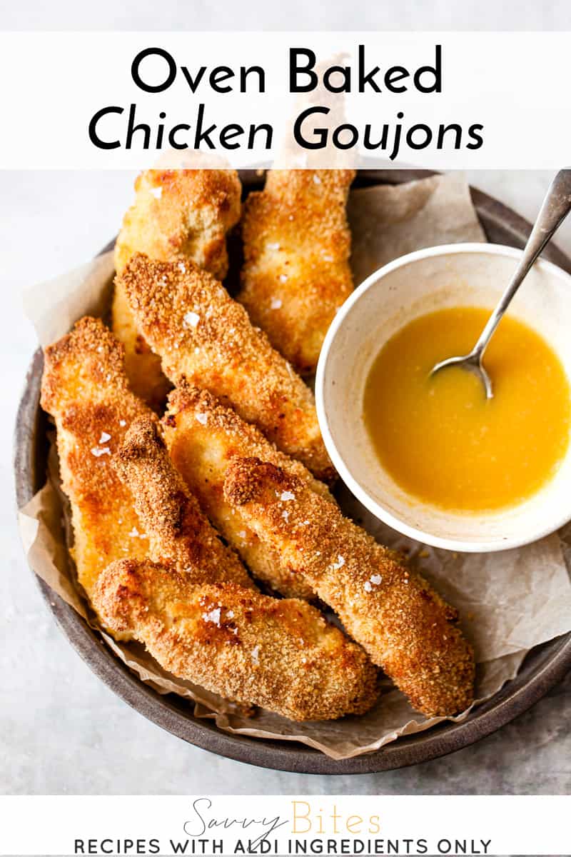 The Best Crispy Baked Chicken Goujons - Savvy Bites