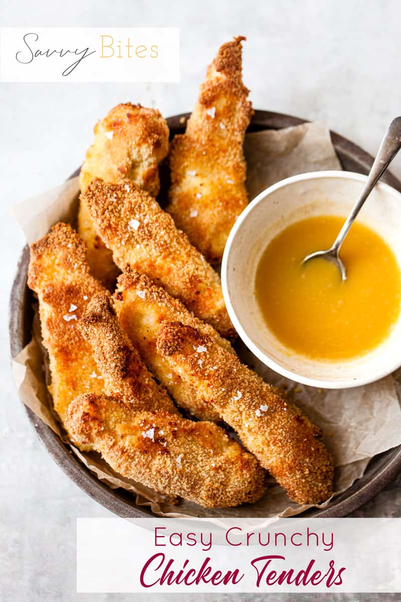 The Best Crispy Baked Chicken Goujons - Savvy Bites
