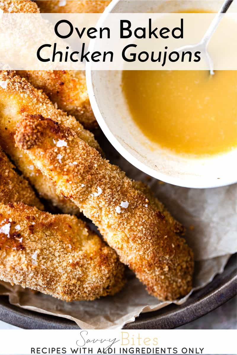 The Best Crispy Baked Chicken Goujons - Savvy Bites