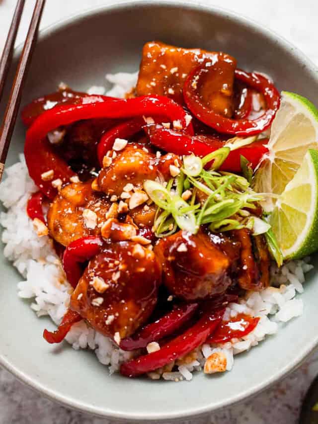 Easy & Crispy Sticky Chicken - Savvy Bites