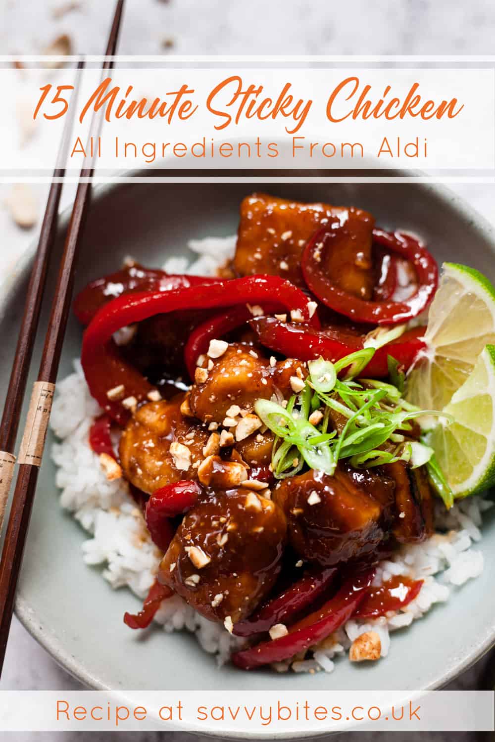 Easy & Crispy Sticky Chicken (Aldi Ingredients Only) - Savvy Bites
