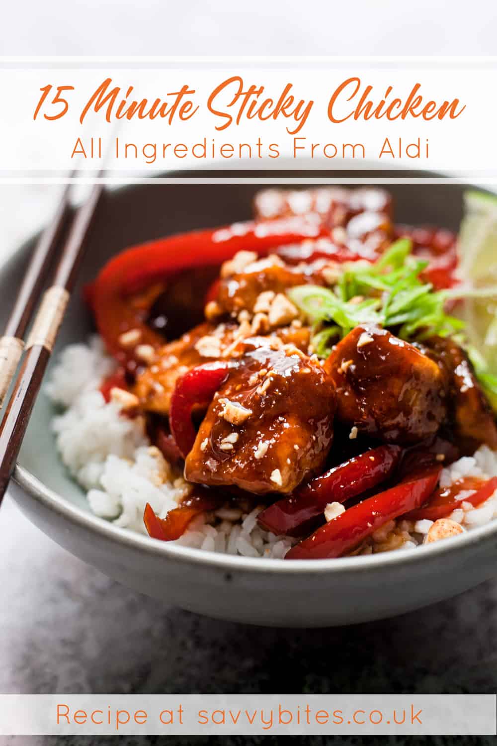 Easy & Crispy Sticky Chicken (Aldi Ingredients Only) - Savvy Bites
