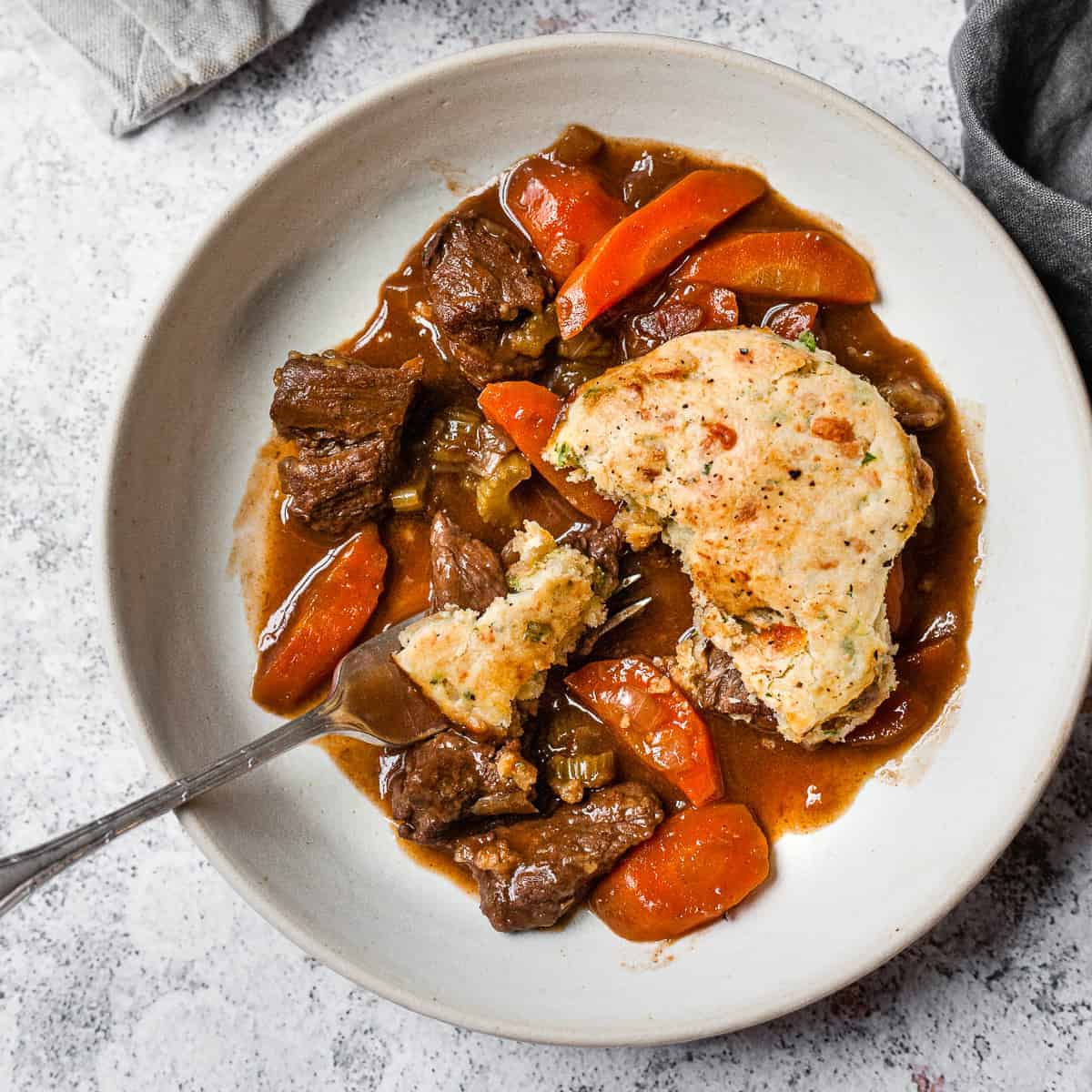 Beef Cobbler With Cheddar Scones (Aldi Ingredients Only) - Savvy Bites