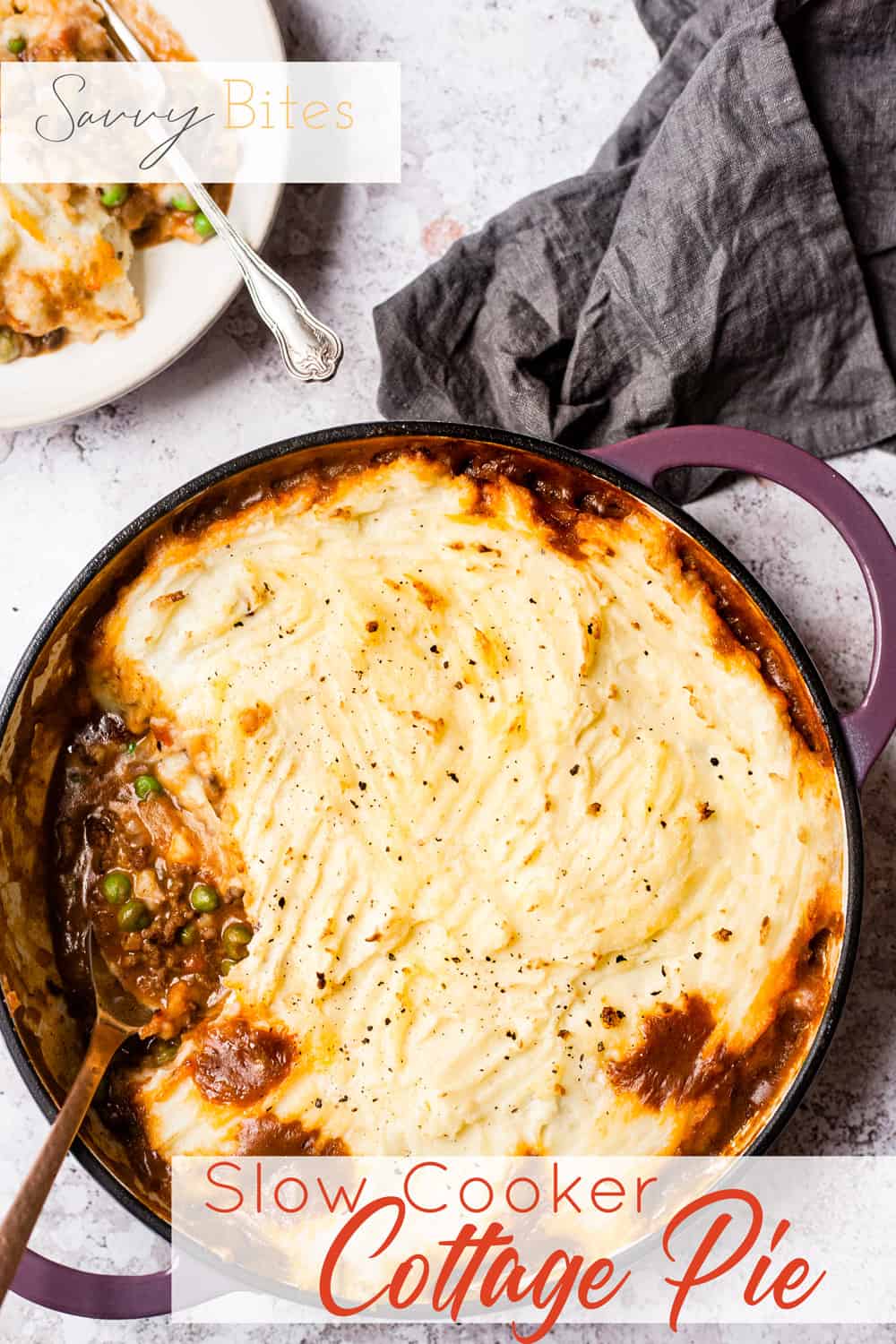 Slow Cooker Cottage Pie (All Ingredients from Aldi) - Savvy Bites