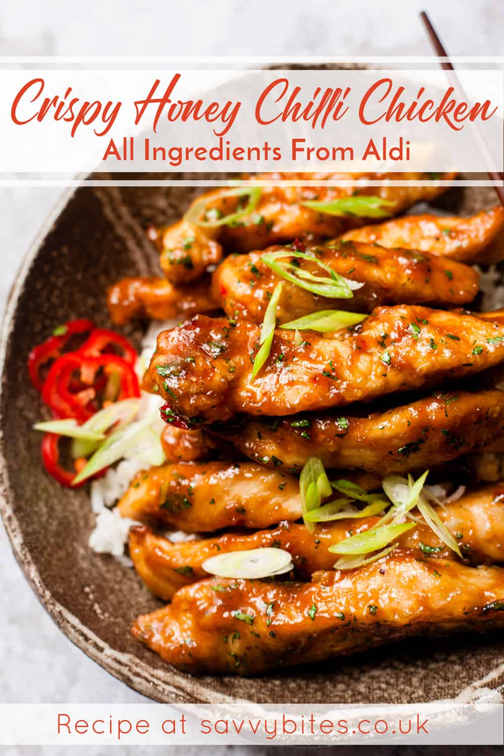 Easy Crispy Honey Chilli Chicken (30 Minute Recipe) - Savvy Bites