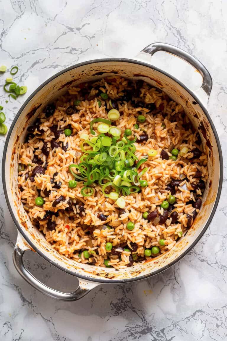 Easy One Pot Rice and Peas - Savvy Bites