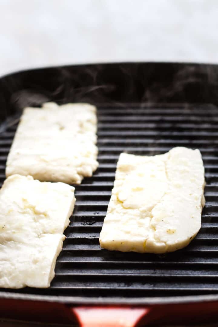 How To Make Grilled Halloumi Cheese - Savvy Bites