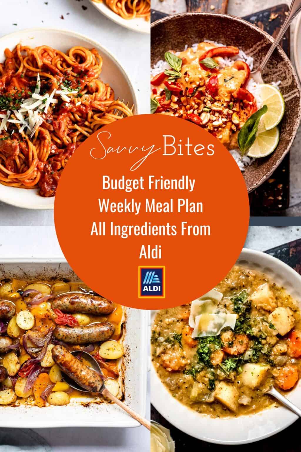 Budget Meal Plan with Free Shopping List- Week 91 - Savvy Bites