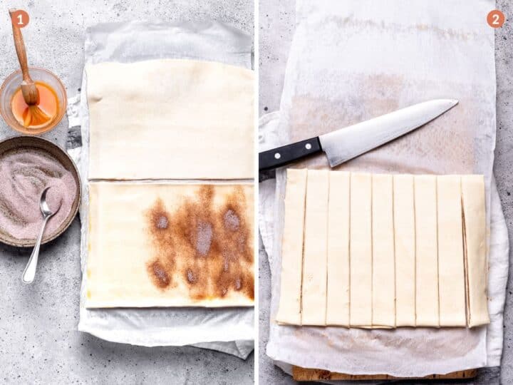 THE BEST Easy Cinnamon Puff Pastry Twists - Savvy Bites