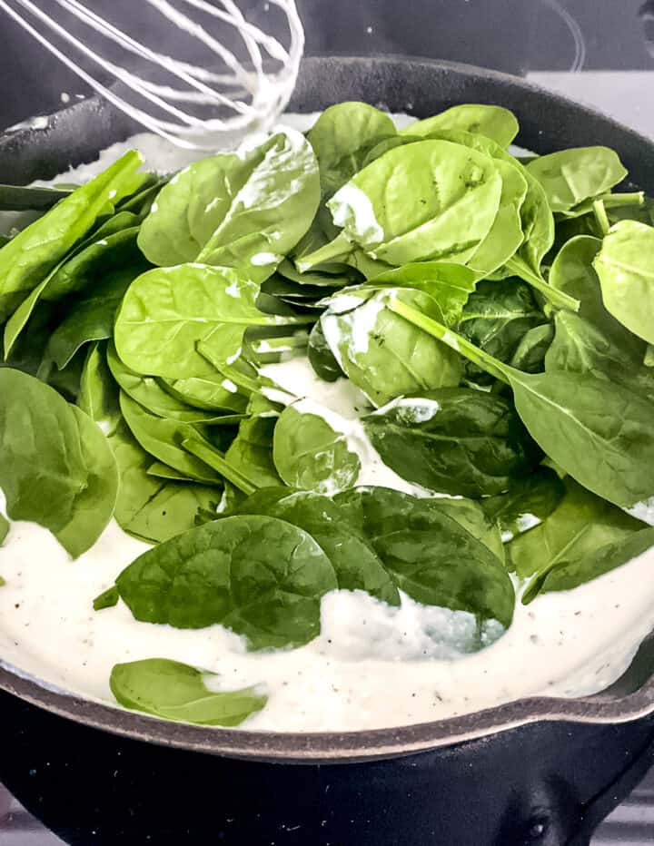 The Creamiest 15 Minute Easy Spinach Ricotta Pasta - Savvy Bites