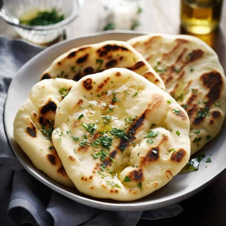 Easy Homemade Naan Bread (No Yeast, 2 Ingredients) - Savvy Bites