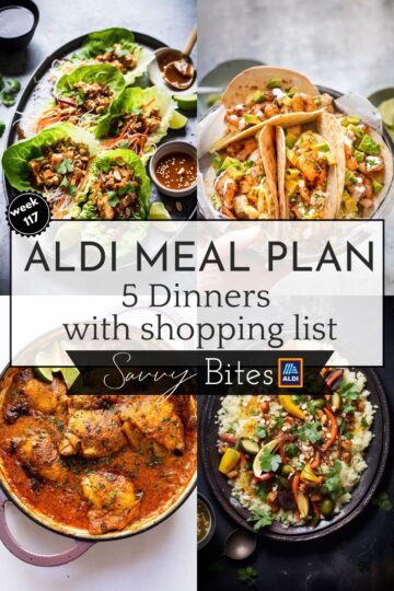 Weekly Budget Meal Plan 117 - Savvy Bites