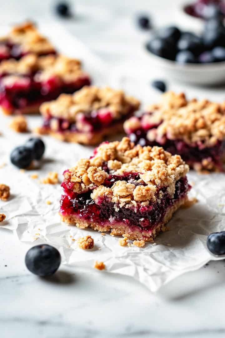 The Best Wild Berry Jam Slice - Savvy Bites