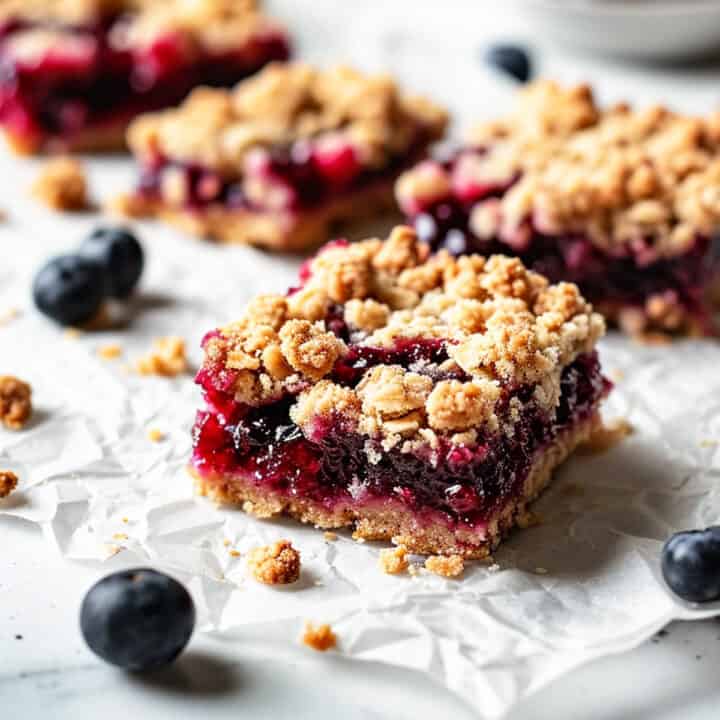 The Best Wild Berry Jam Slice - Savvy Bites
