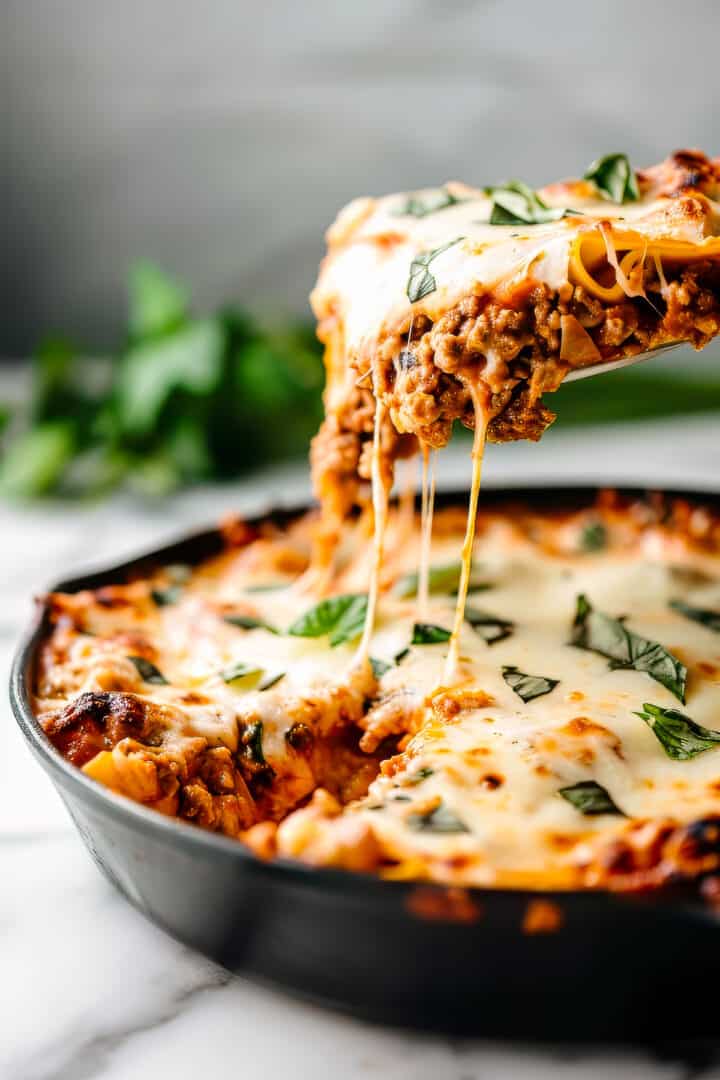 The Best Easy One-Pot Lasagna - Savvy Bites
