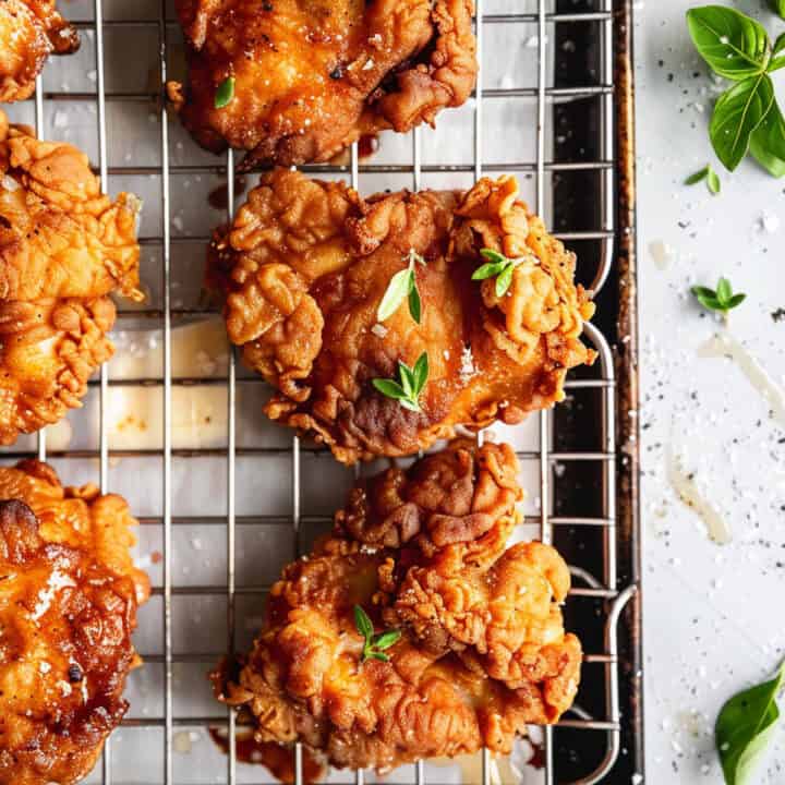 Easy & Crispy Sticky Chicken - Savvy Bites