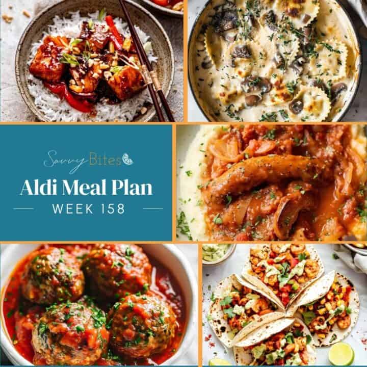 Aldi £25 Weekly Meal Plan- Week 1 - Savvy Bites