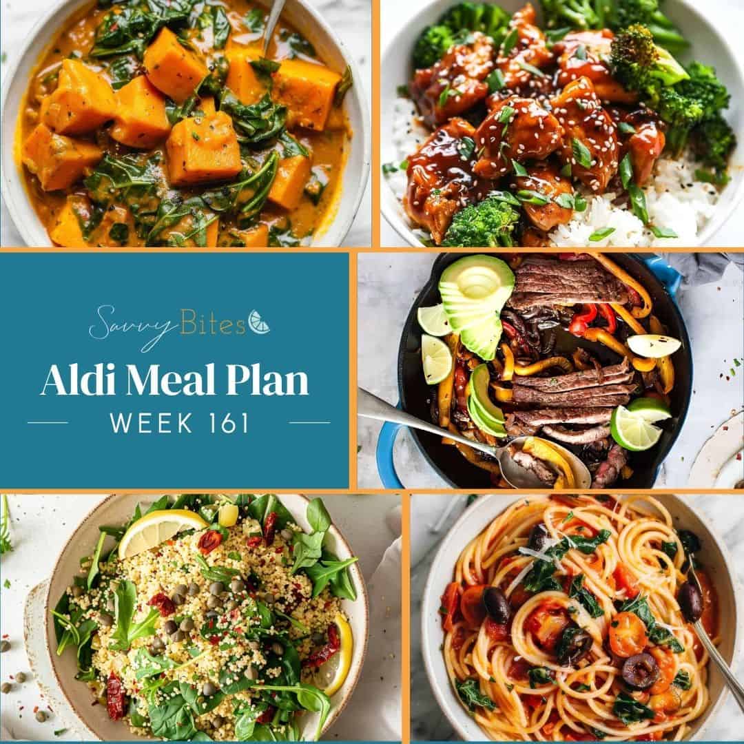 Aldi Budget Meal Plan 161 - Savvy Bites