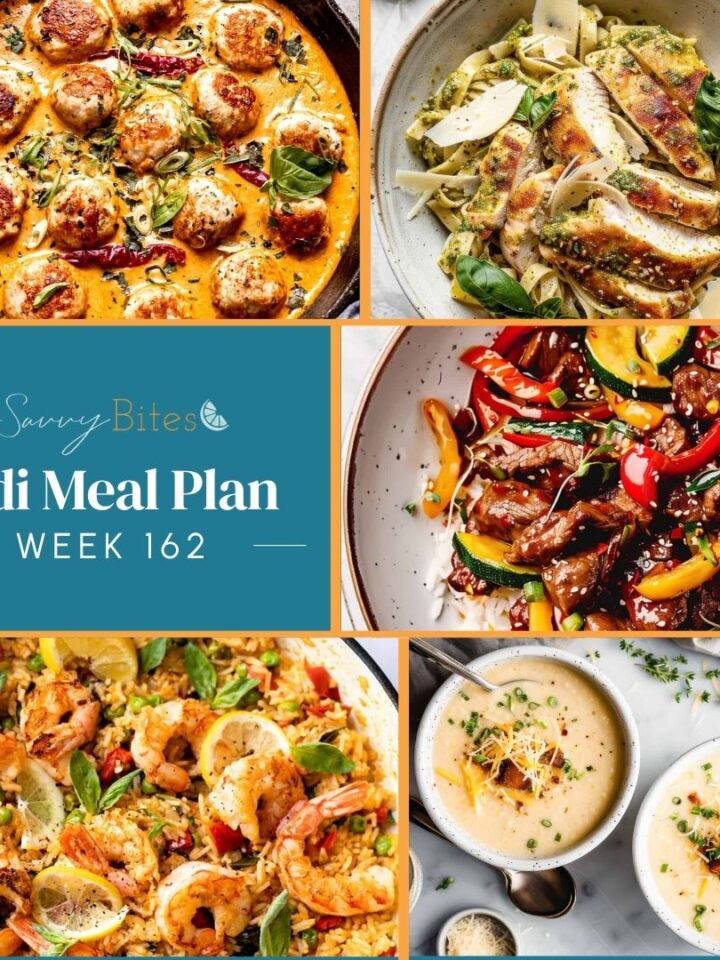 Aldi Budget Meal Plan 160 - Savvy Bites